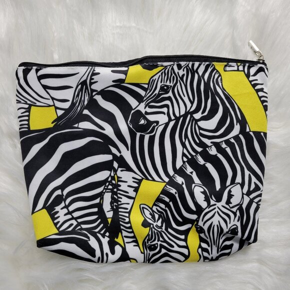 Bags | Zebra Design Zipper Pouch | Poshmark